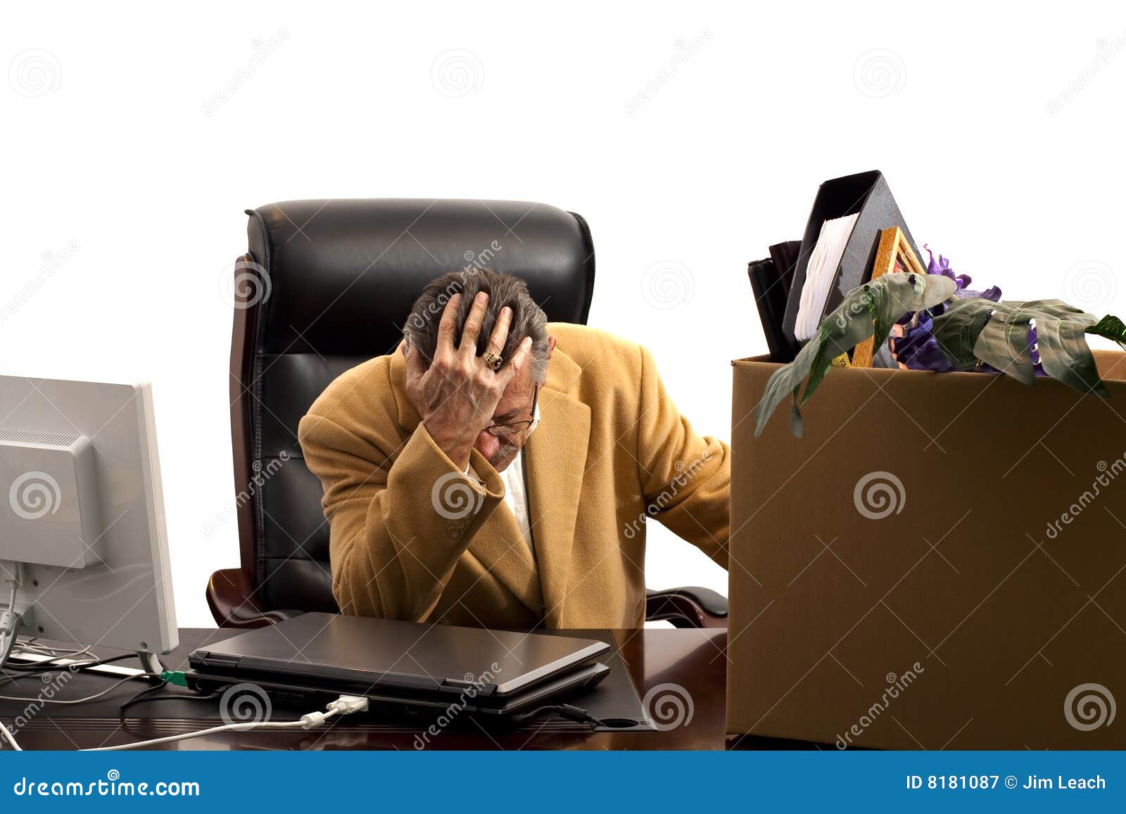 Laid-off-hand in hair stock image. Image of back, corporate - 8181087