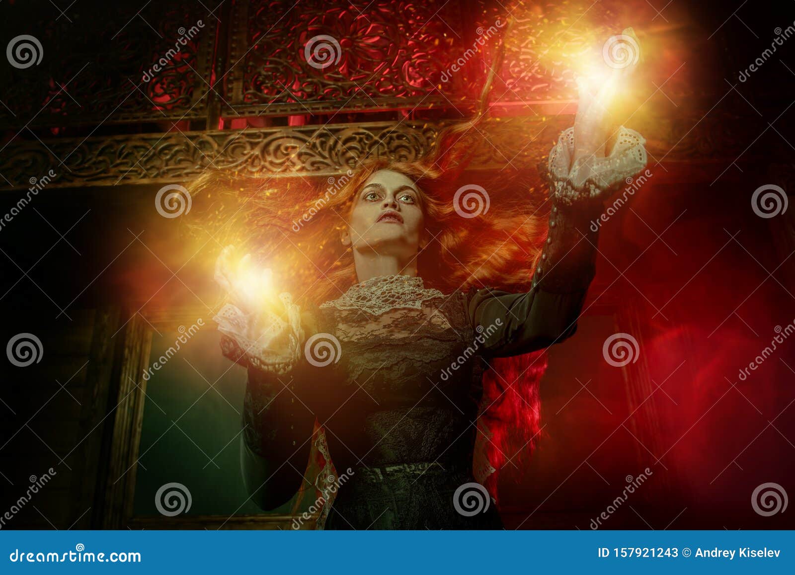 Lair of witch stock image. Image of black, dress, fear - 157921243