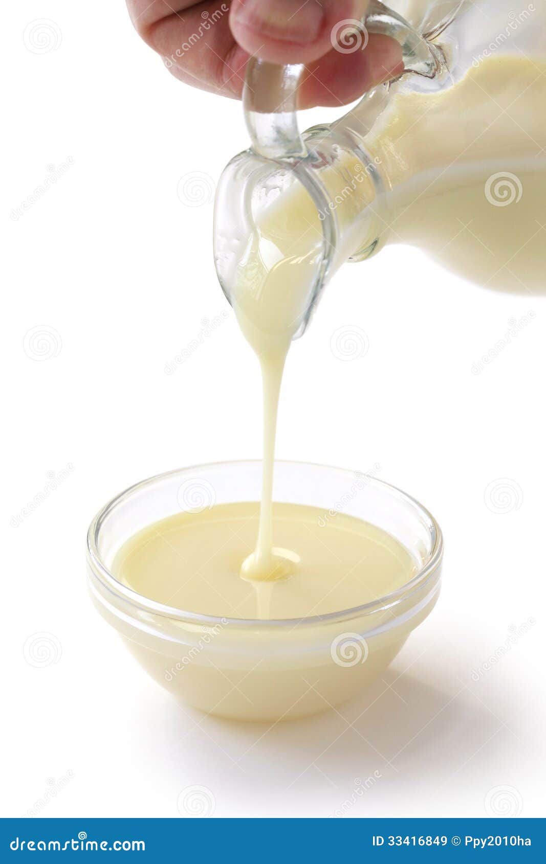 Lait condensé image stock. Image du blanc, lait, glace - 33416849