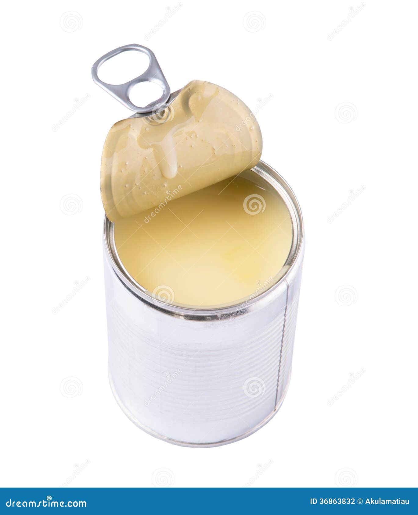 Lait condensé IV photo stock. Image du canette, métal - 36863832