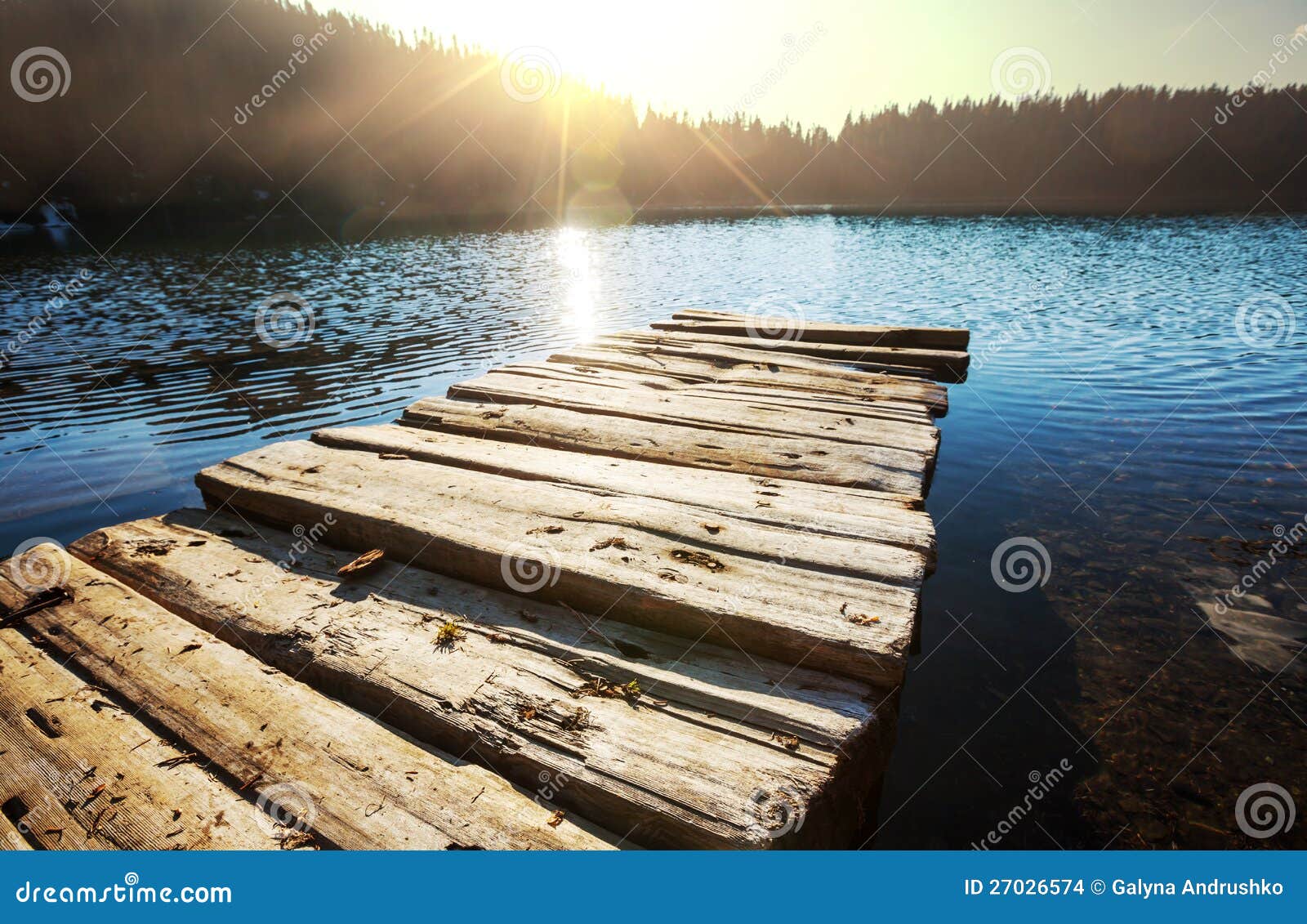Lake stock photo. Image of destination, wooden, wood - 27026574