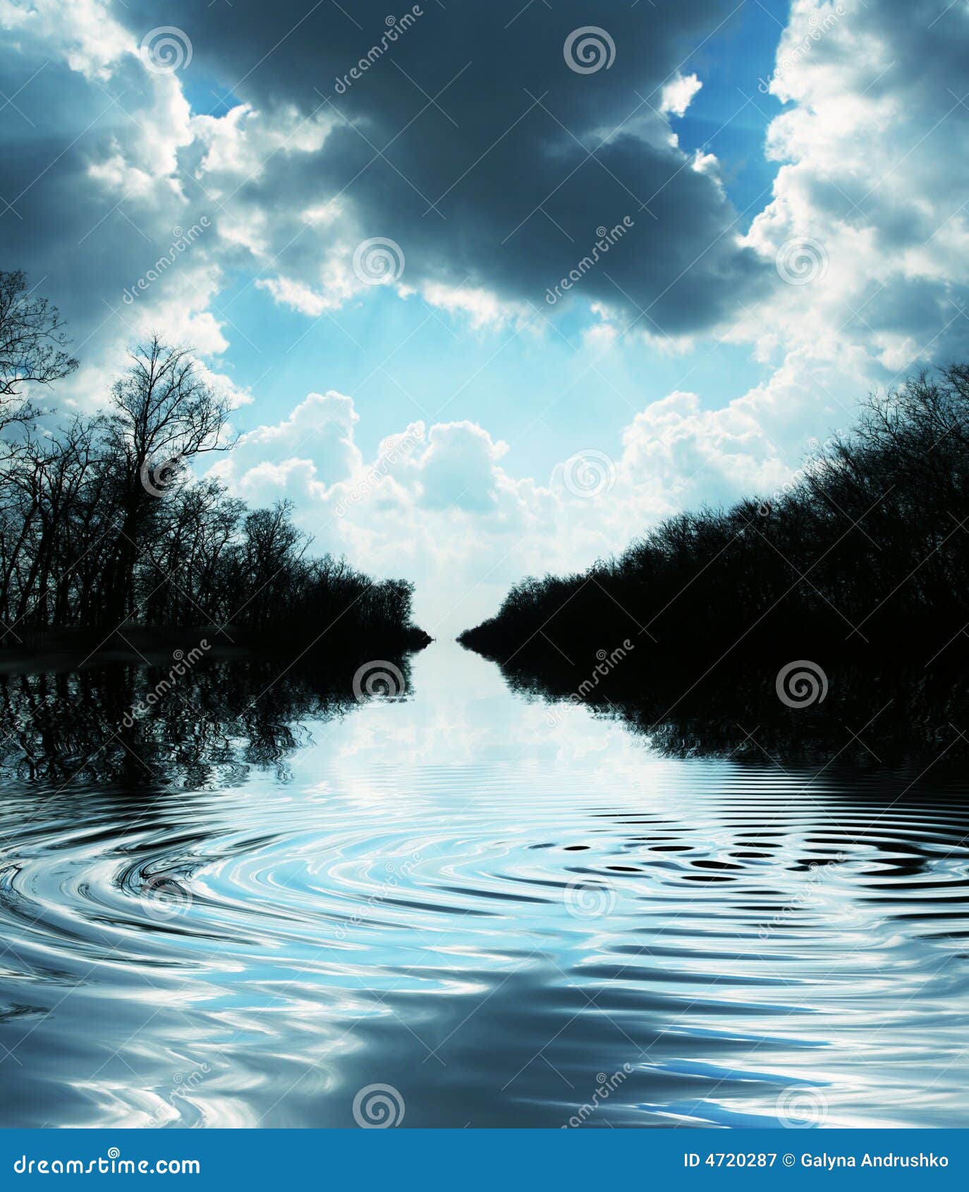 Lake stock image. Image of pond, reflection, natural, travel - 4720287