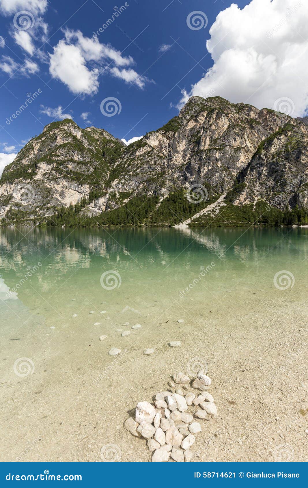 Lake stock image. Image of altitude, lake, uncontaminated - 58714621
