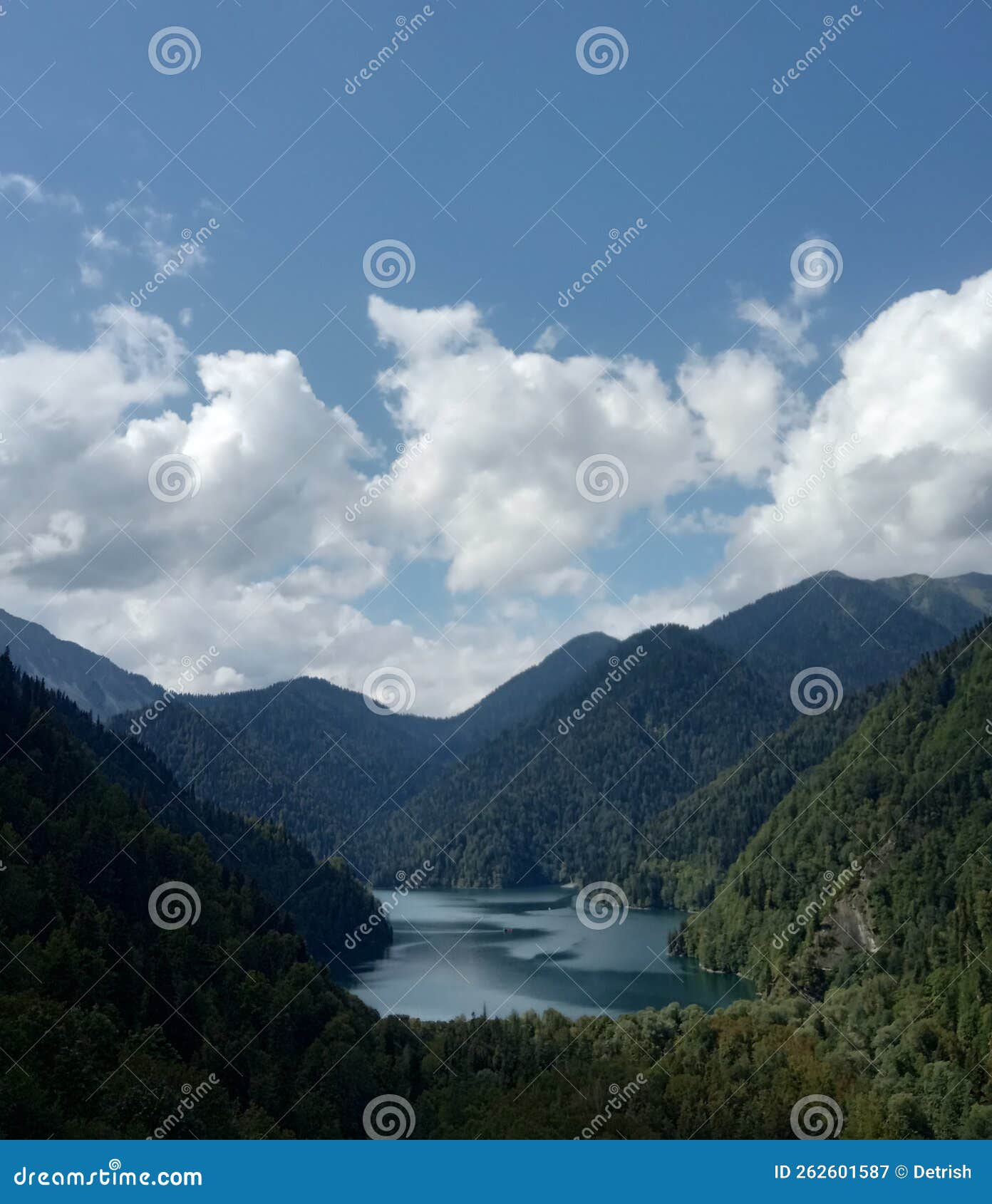 Lake in Abkhasia stock image. Image of nature, abkhasia - 262601587