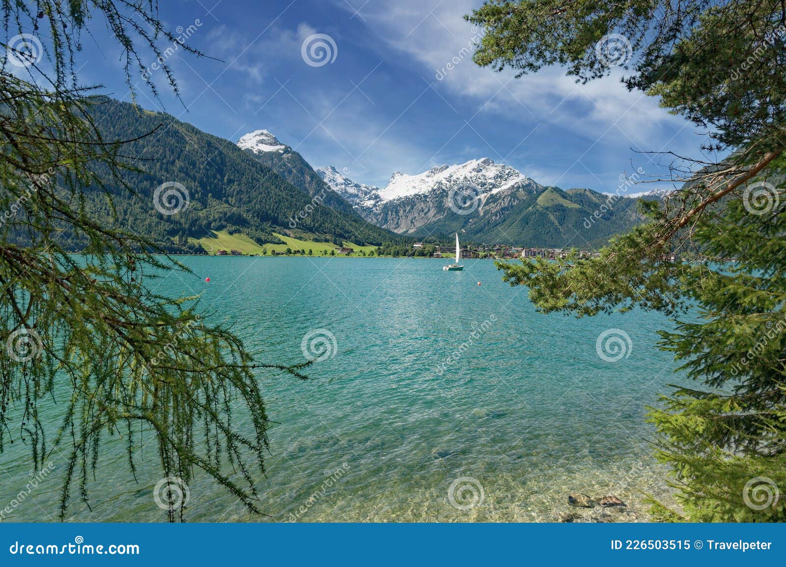 Lake Achensee,Tirol,Austria Stock Image - Image of tirol, destinations ...
