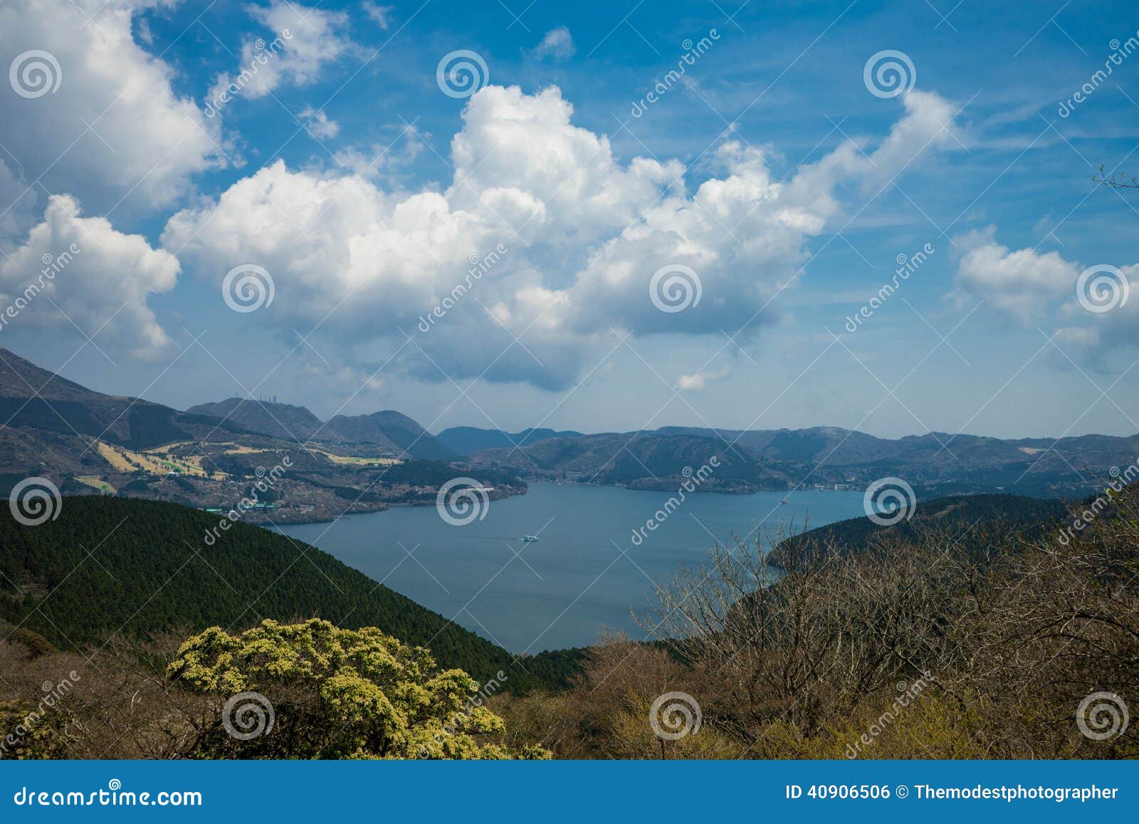 Lake Ashi And Mount Fuji Royalty-Free Stock Photography | CartoonDealer ...