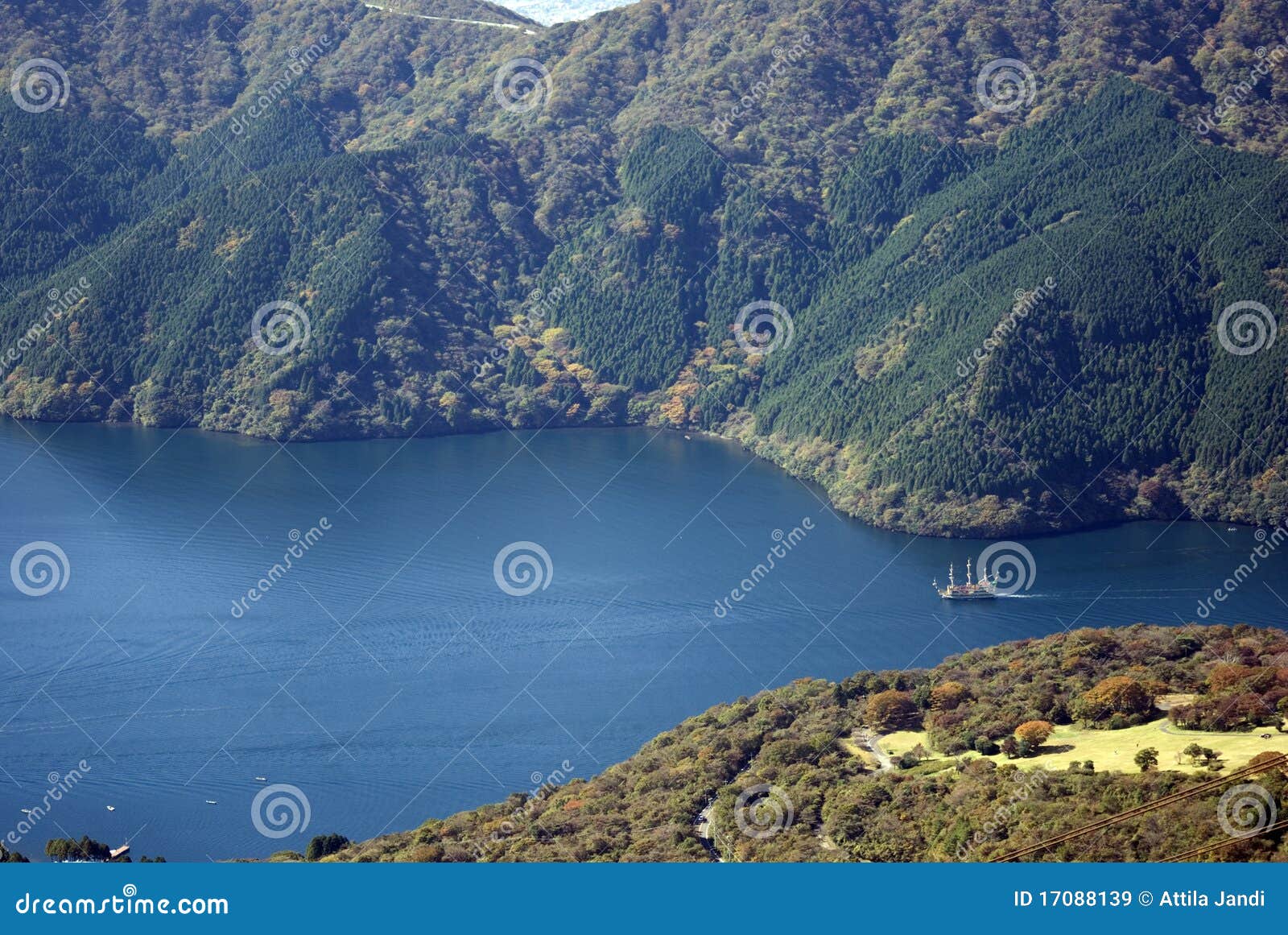 Lake Ashi, Japan stock image. Image of lava, mountaineering - 17088139