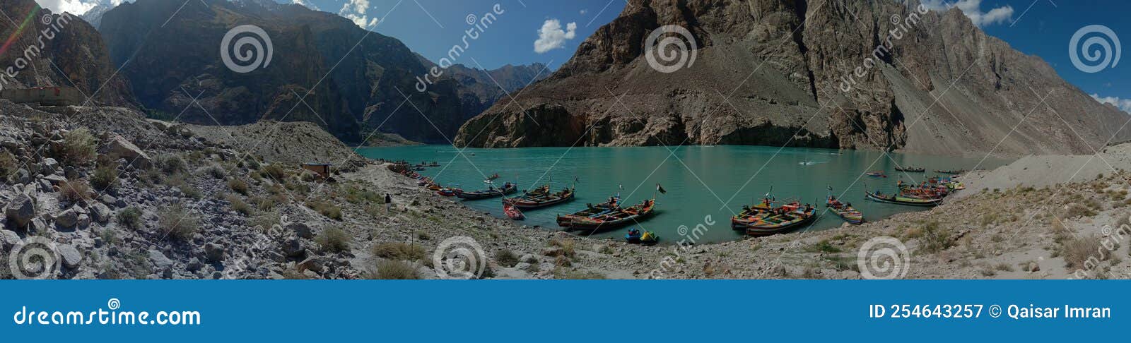 Lake Attabad Gilgit Pakistan Stock Image - Image of water, lake: 254643257
