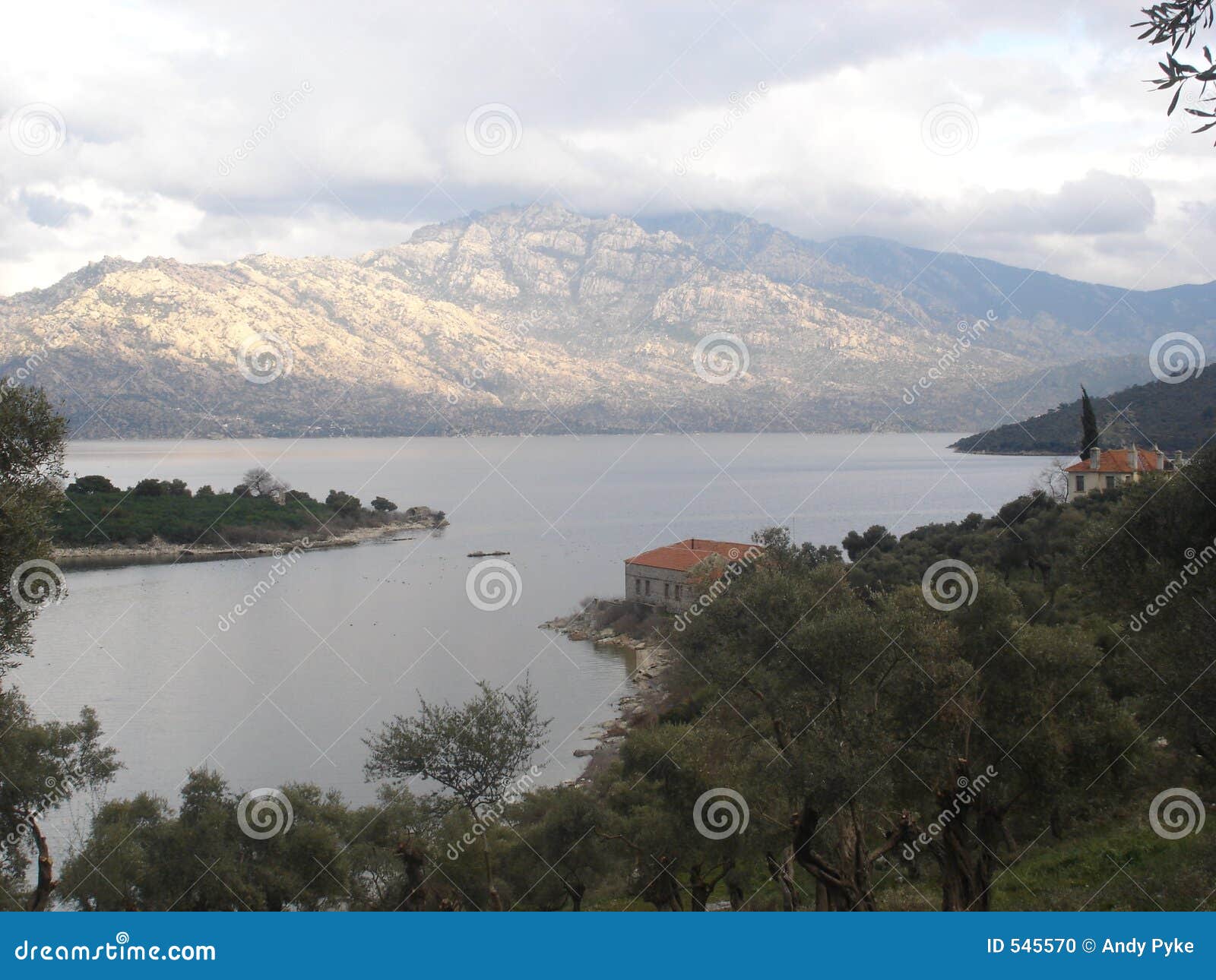 Lake Bafa, Turkey stock photo. Image of aegean, altinkum - 545570