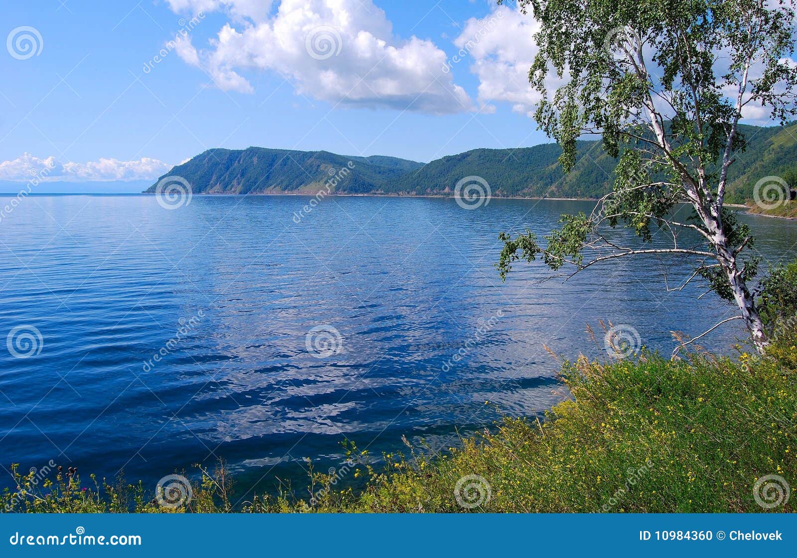 Lake Baikal stock photo. Image of scene, pure, overcast - 10984360