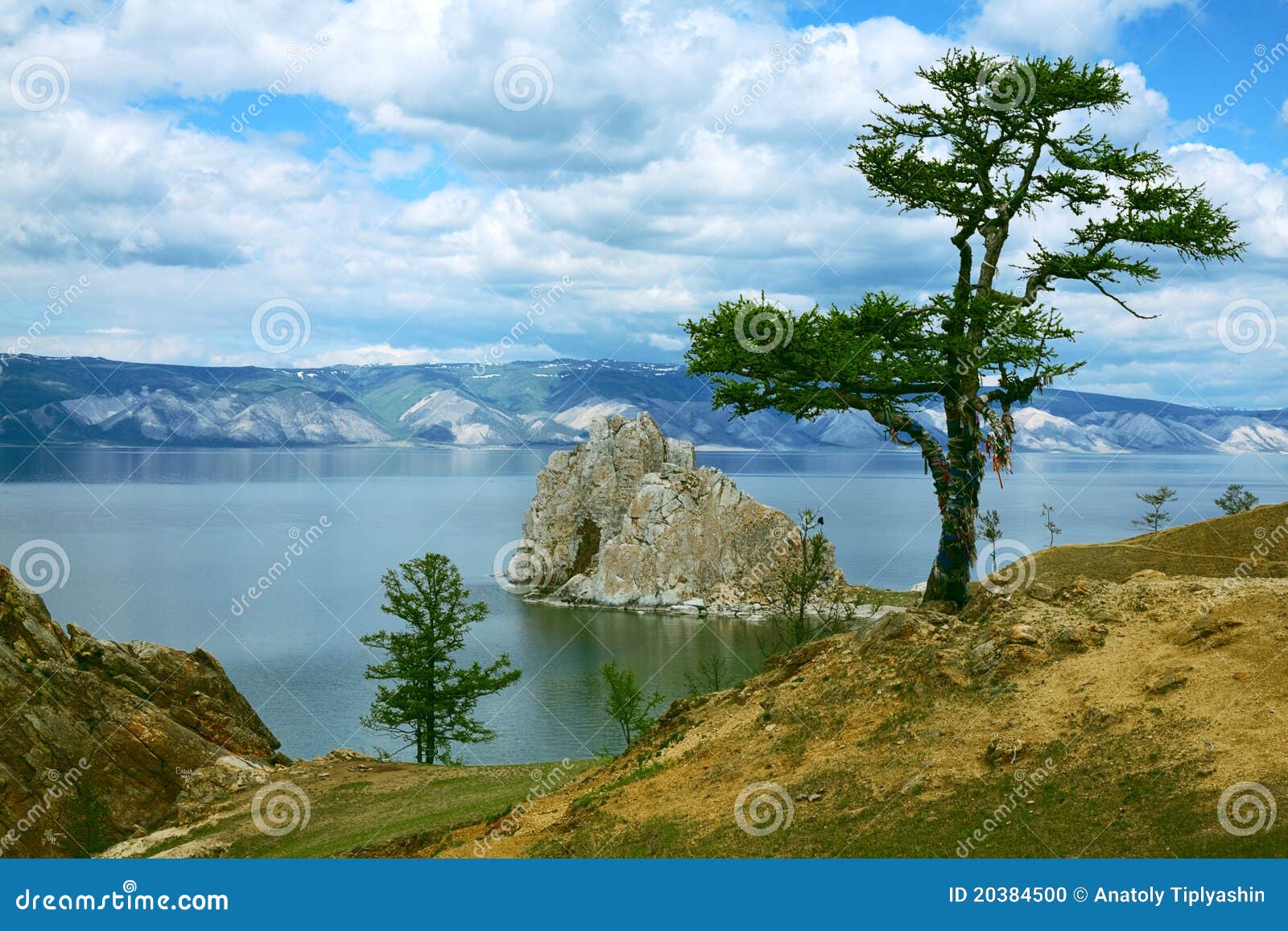 Lake of Baikal stock photo. Image of cloudy, outdoors - 20384500