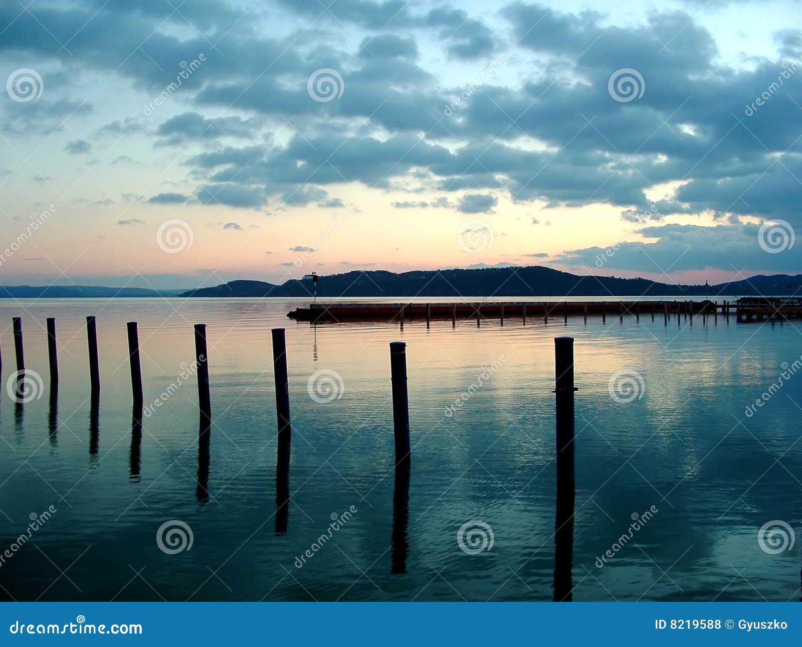 Lake Balaton stock photo. Image of perspective, natural - 8219588