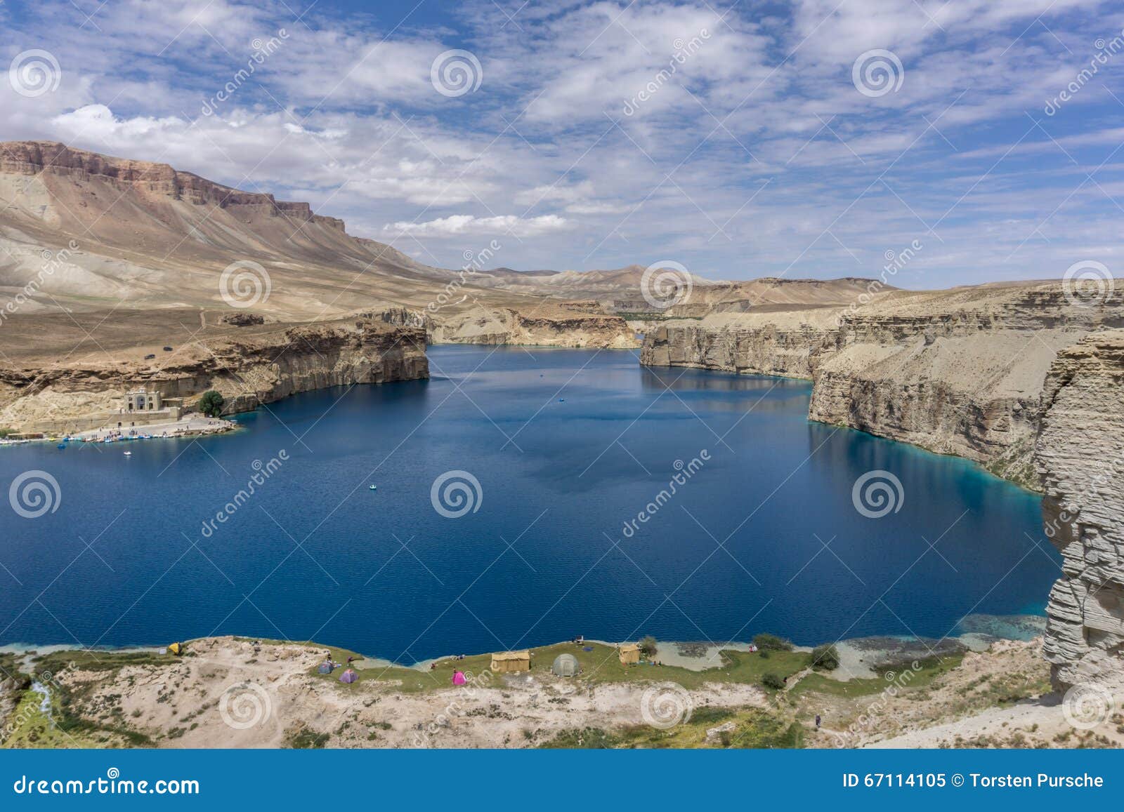Lake Band-e-amir in Afghanistan Stock Image - Image of lake, park: 67114105