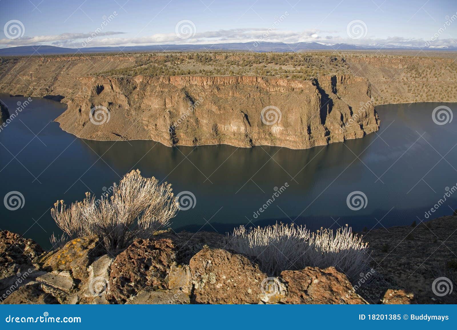 Lake Billy Chinook in Oregon Stock Image - Image of natural, billy ...