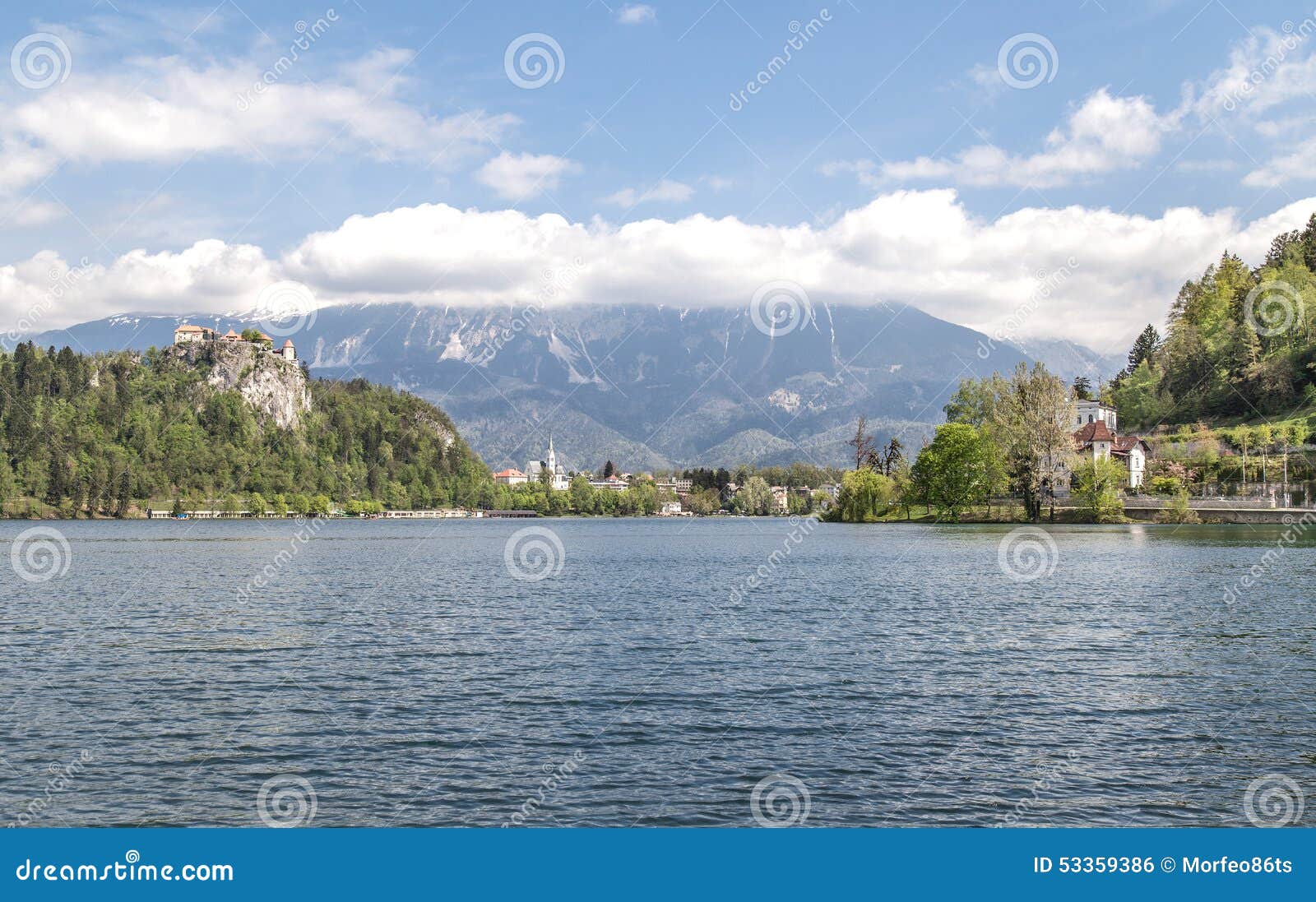 Lake Bled in Slovenia, Spring 2015 Stock Photo - Image of reference ...