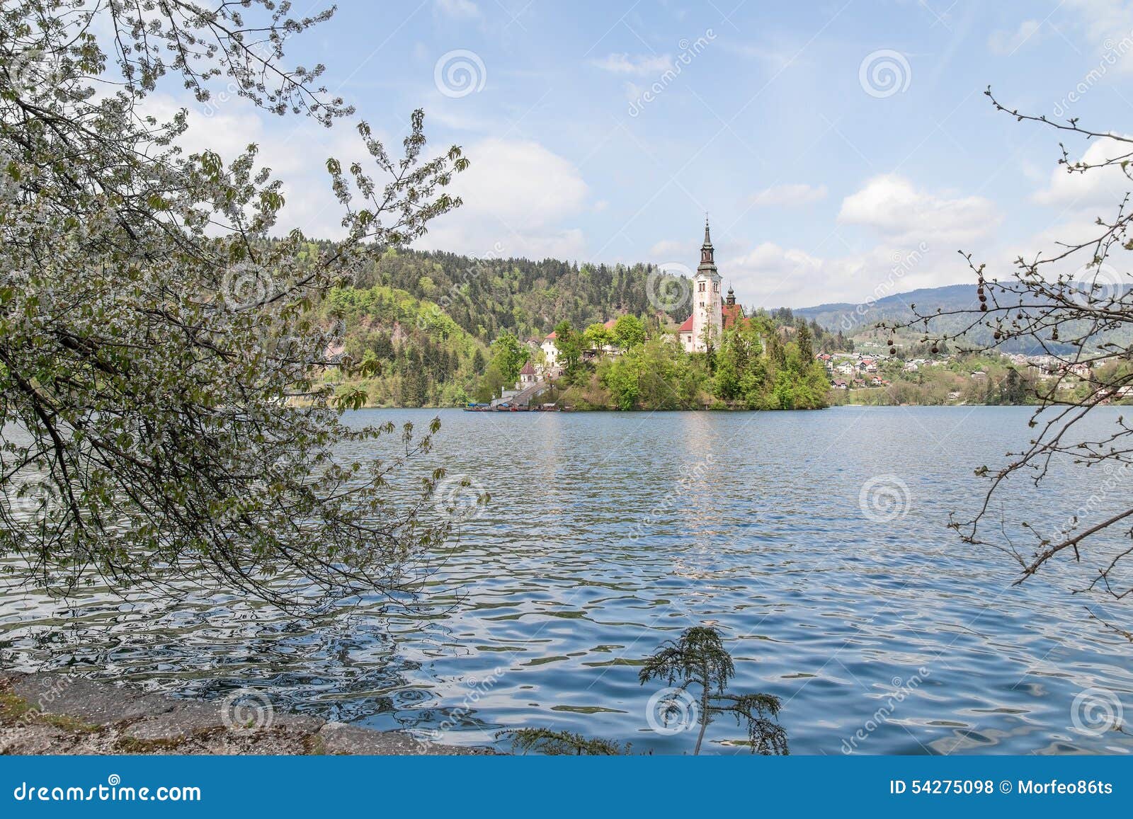 Lake Bled in Slovenia, Spring 2015 Stock Photo - Image of relaxation ...