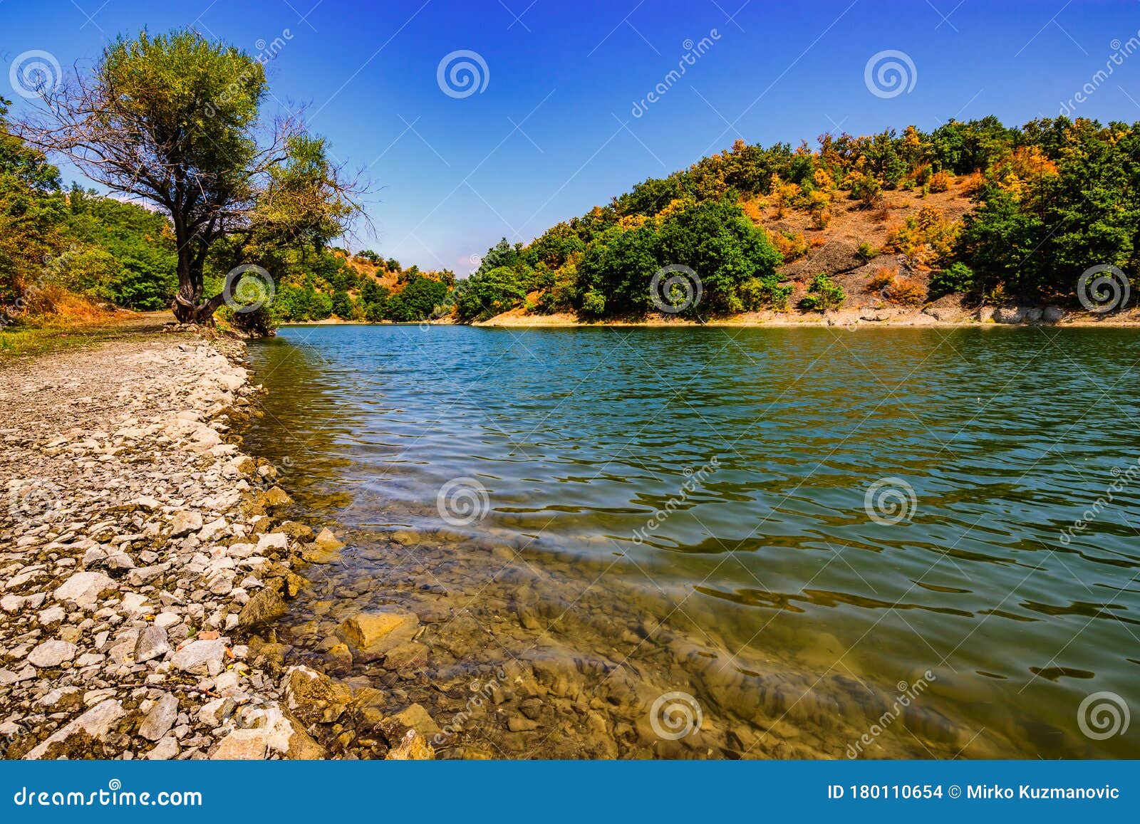 Lake Bor in eastern Serbia stock photo. Image of eastern - 180110654