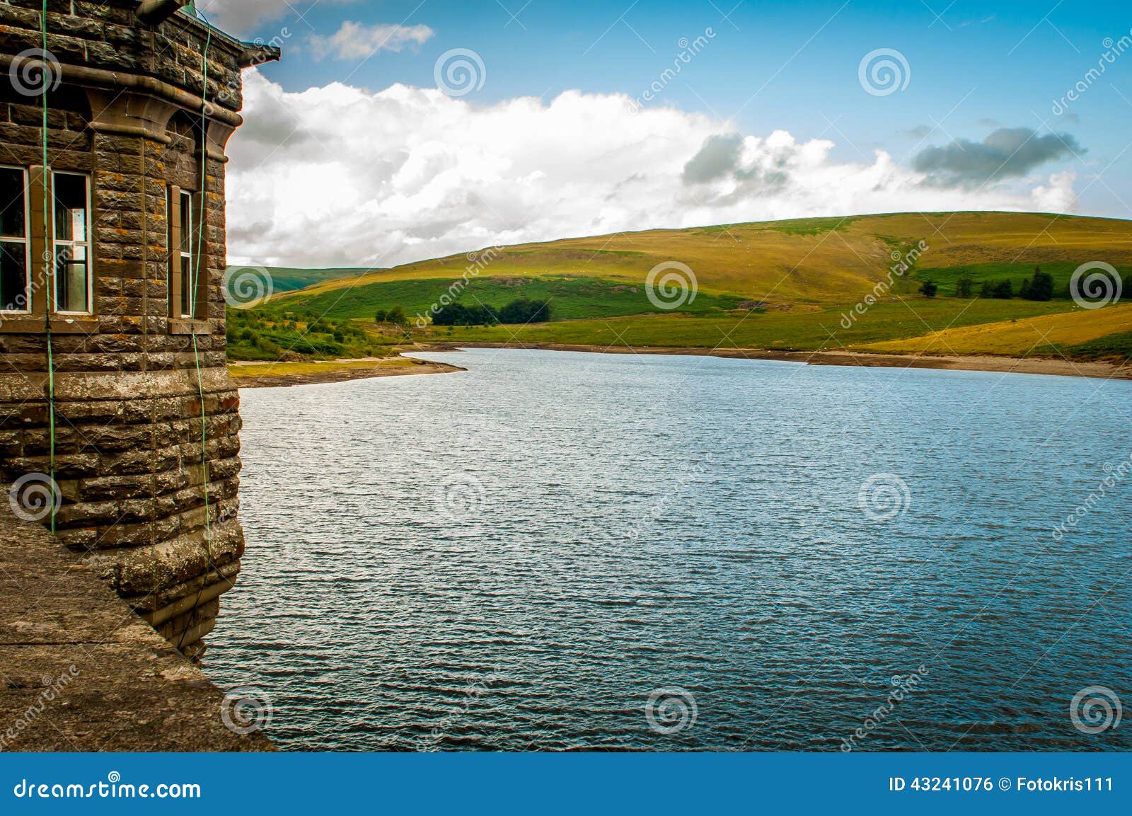 Lake Brecon Beacons stock photo. Image of view, blue - 43241076