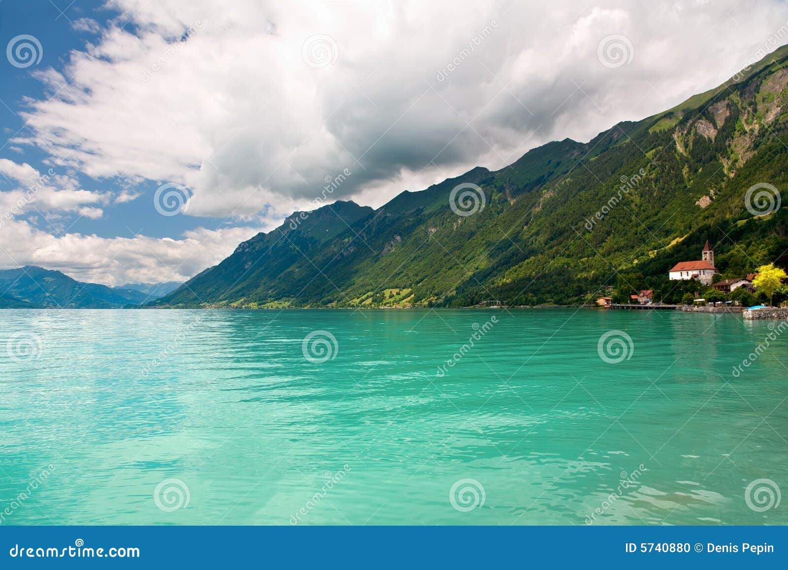 Lake Brienz, Berne Canton, Switzerland Stock Photo - Image of alps ...