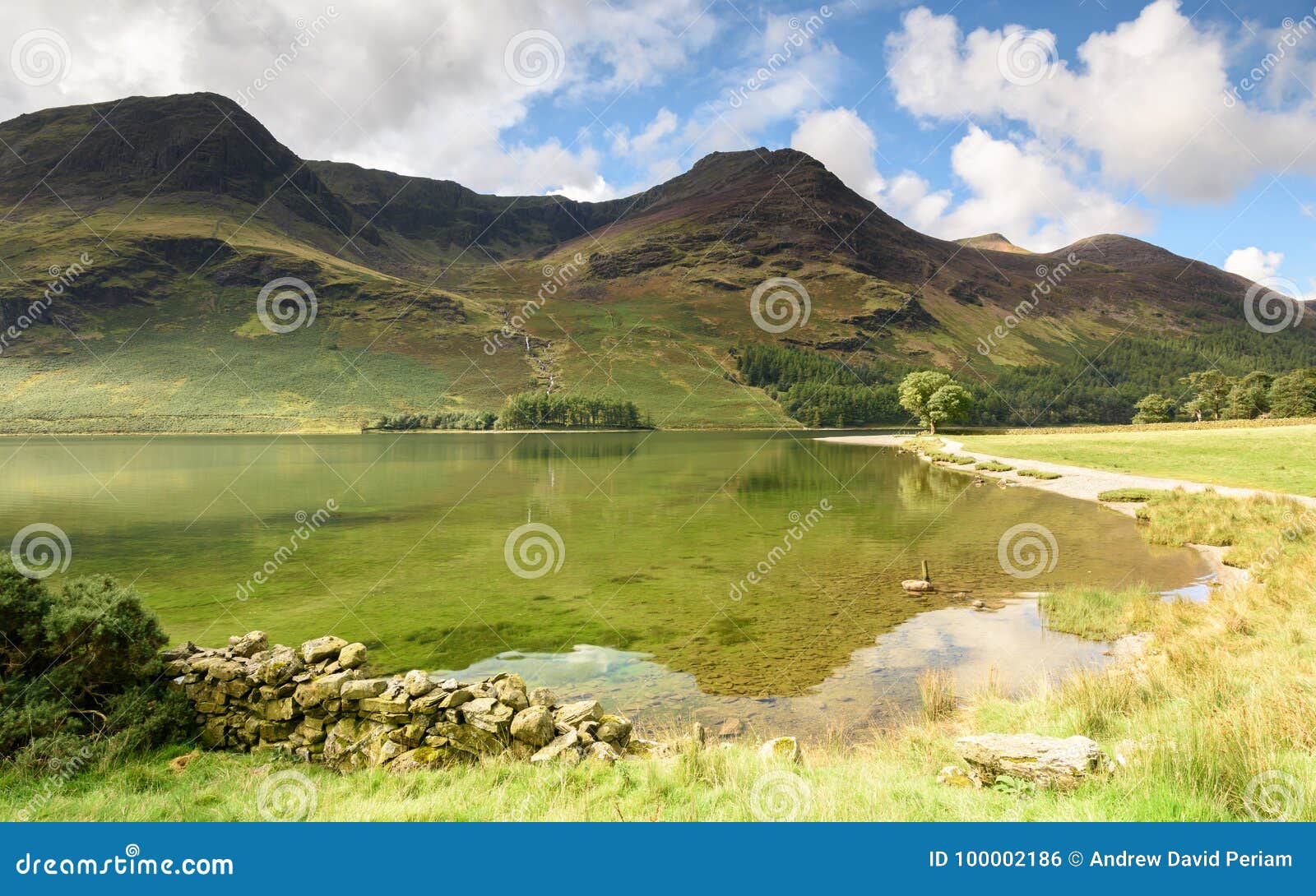Lake Buttermere stock photo. Image of lone, jetty, outdoors - 100002186