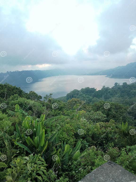 Lake Buyan Bedugul Tabanan Bali Stock Image - Image of tabanan, buyan ...