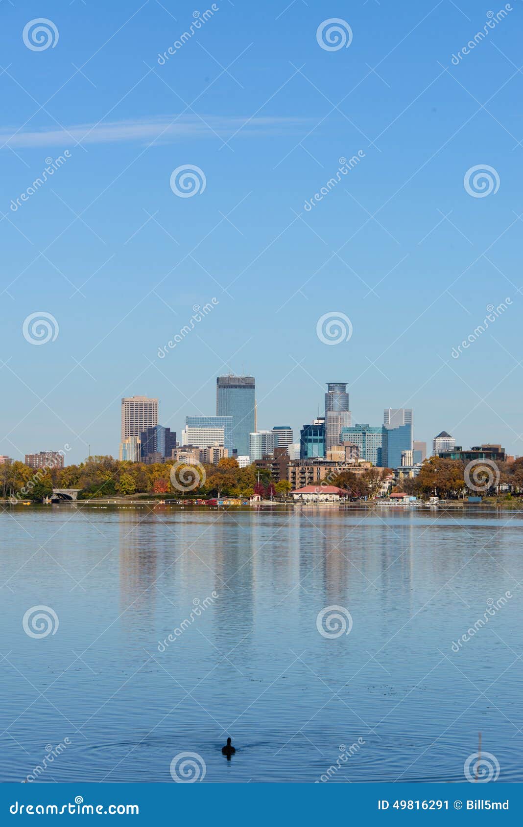 Lake Calhoun in Minneapolis Stock Image - Image of minneapolis ...