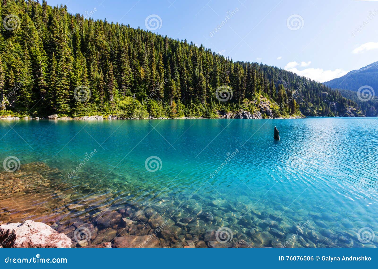 Lake in Canada stock photo. Image of destination, inspiring - 76076506