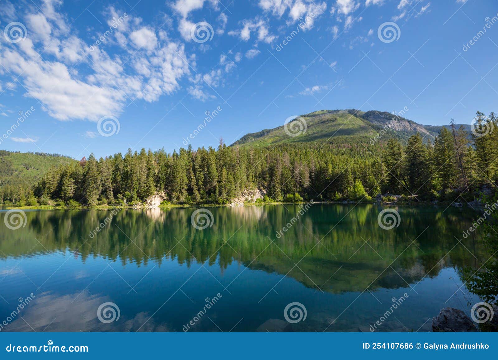 Lake in Canada stock photo. Image of landscape, scene - 254107686