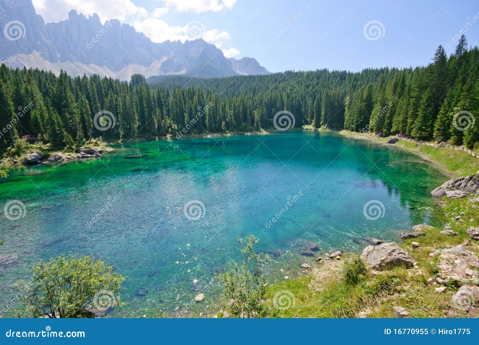 Lake Carezza - Dolomites, Italy Stock Image - Image of alto, range ...