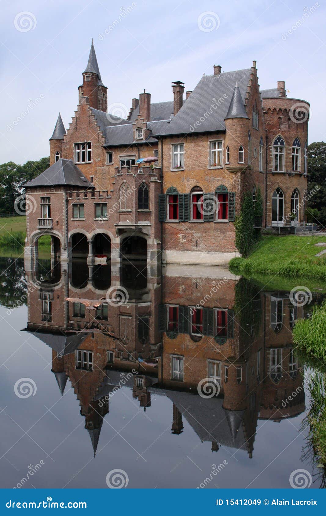 Lake castle stock image. Image of beautiful, forces, ancient - 15412049