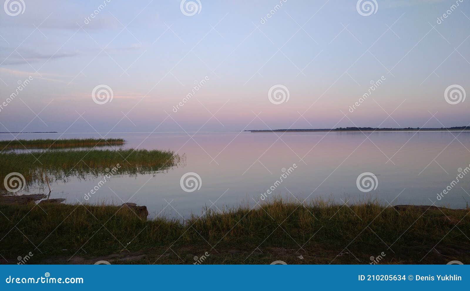 Lake Chany summer stock photo. Image of lakshery, sunset - 210205634