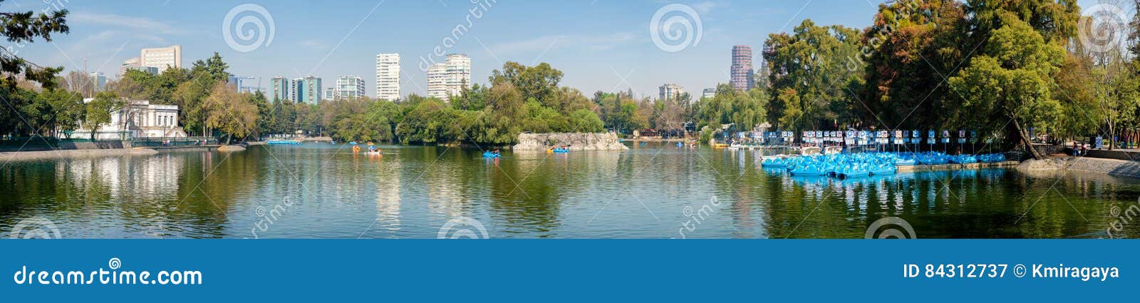 The Lake at Chapultepec Park in Mexico City Editorial Photography ...