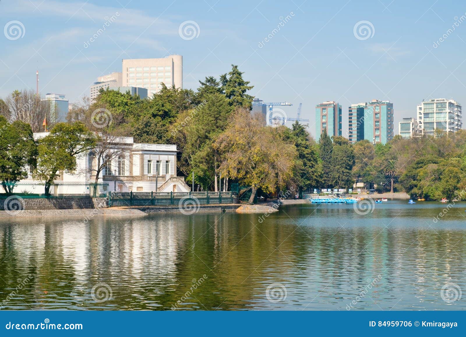 Lake at Chapultepec Park in Mexico DF Editorial Photo - Image of ...