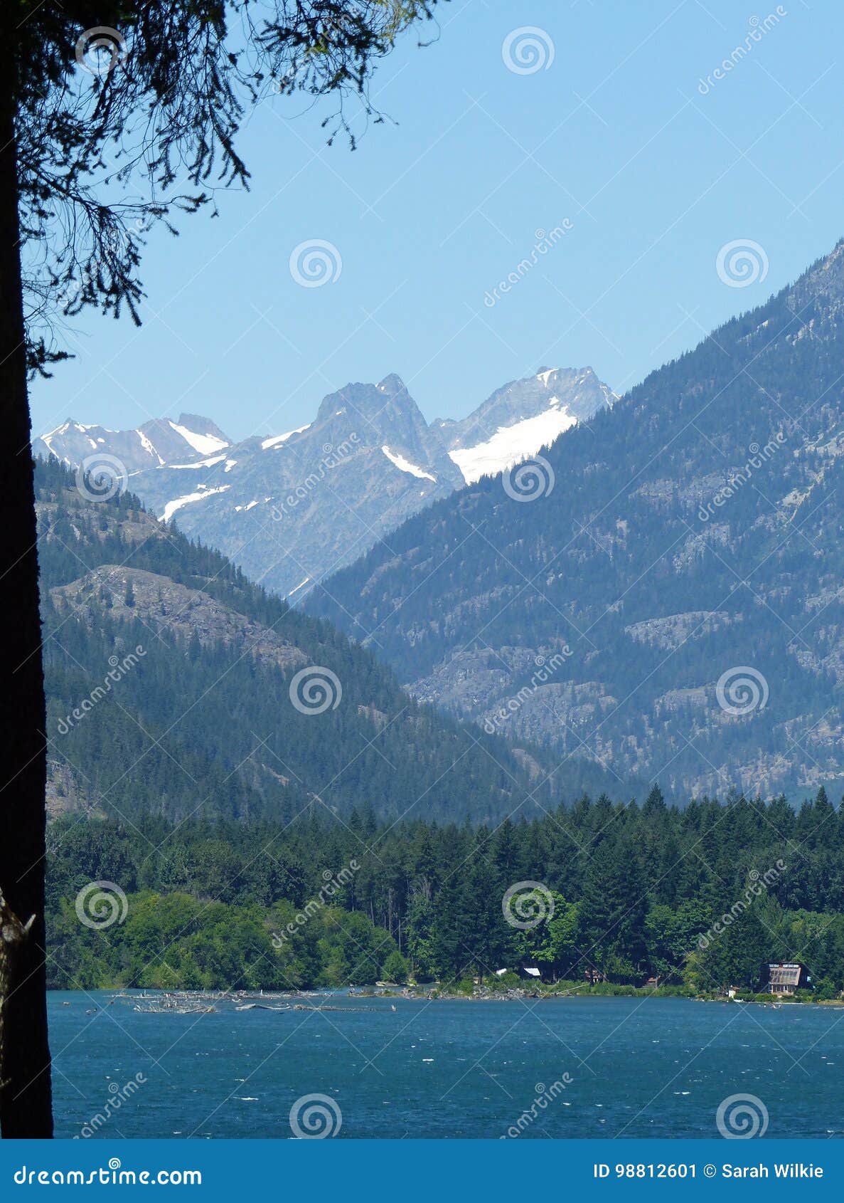 Lake Chelan at Stehekin, WA Stock Image - Image of holiday, boat: 98812601