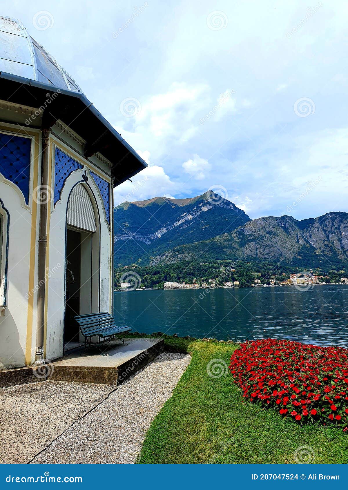 Lake Como Chapel stock photo. Image of chapel, lake - 207047524