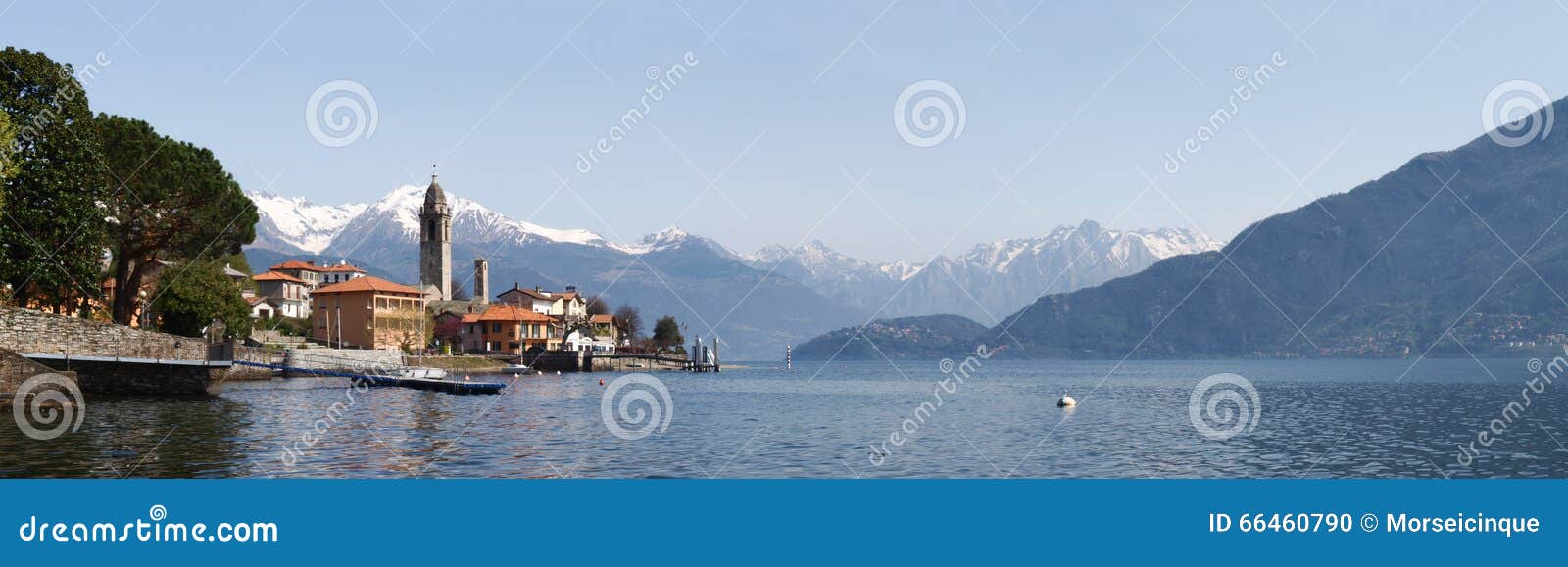 Lake of Como, Cremia stock photo. Image of mere, beautiful - 66460790