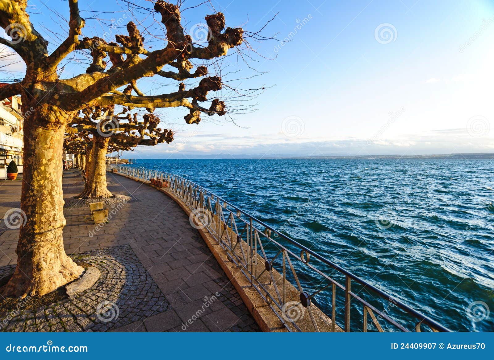 Lake Constance stock image. Image of boardwalk, bodensee - 24409907