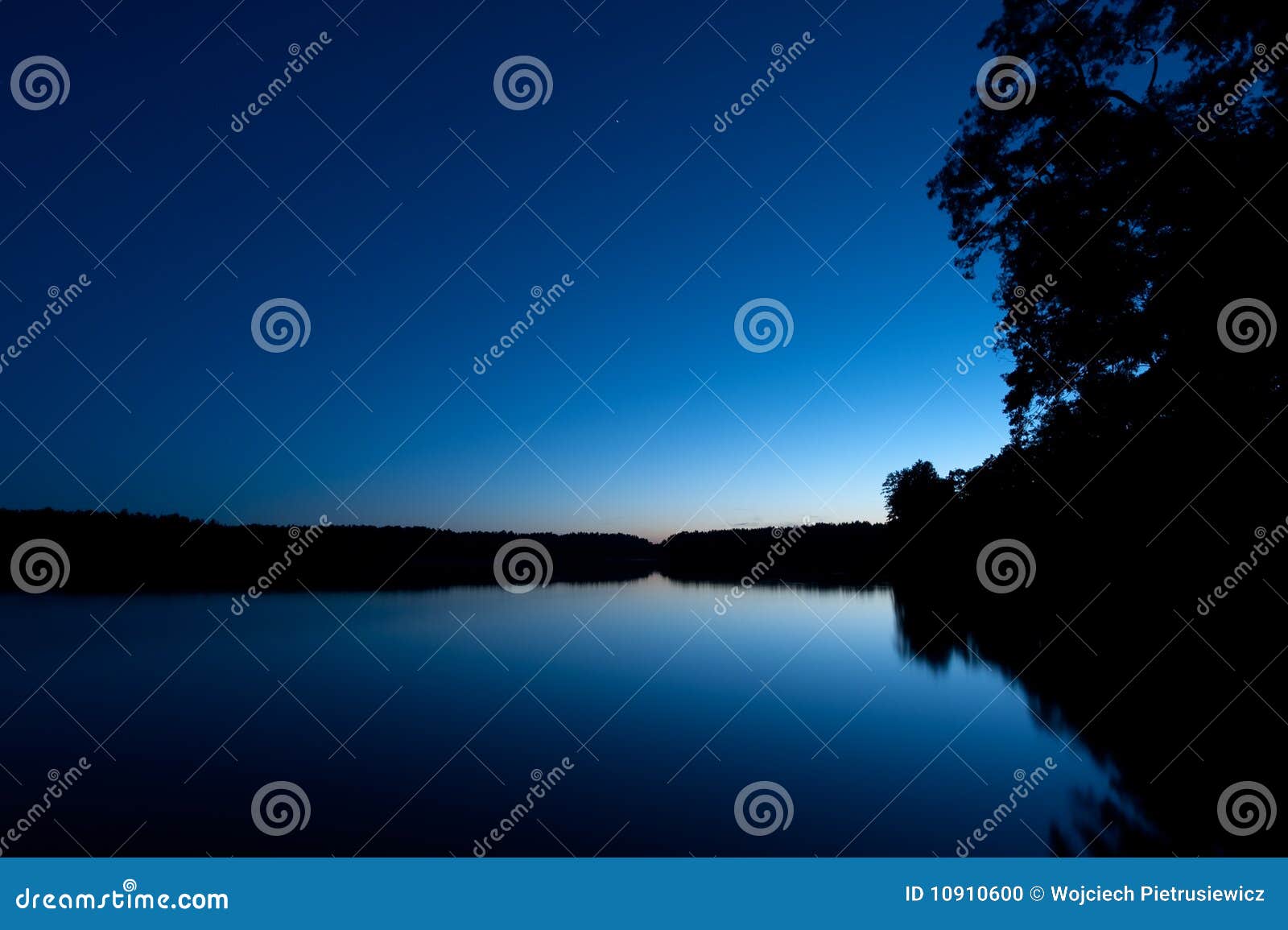 Lake District at night stock photo. Image of forest, exposure - 10910600