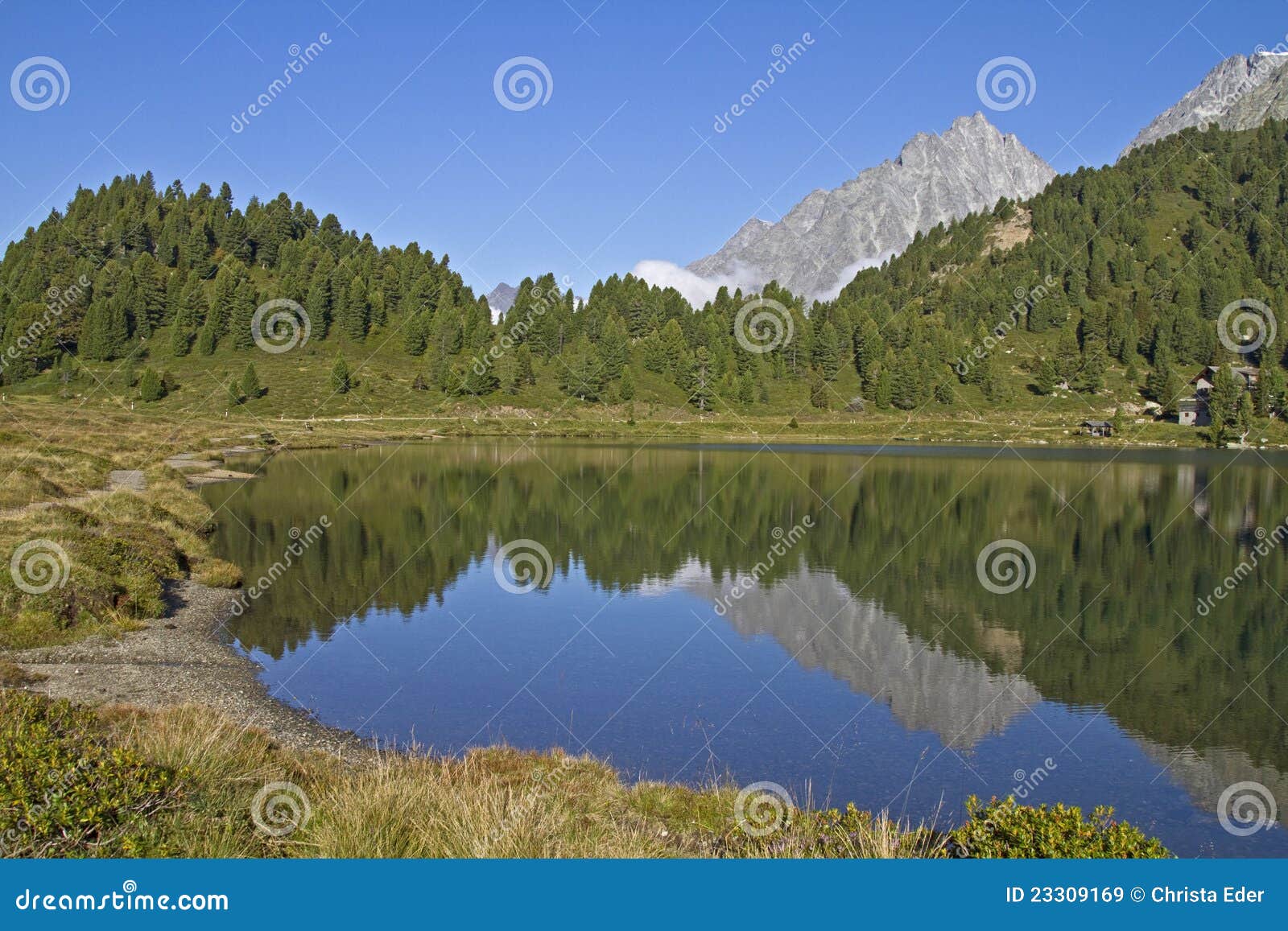 Lake in East Tyrol stock image. Image of tyrol, austria - 23309169