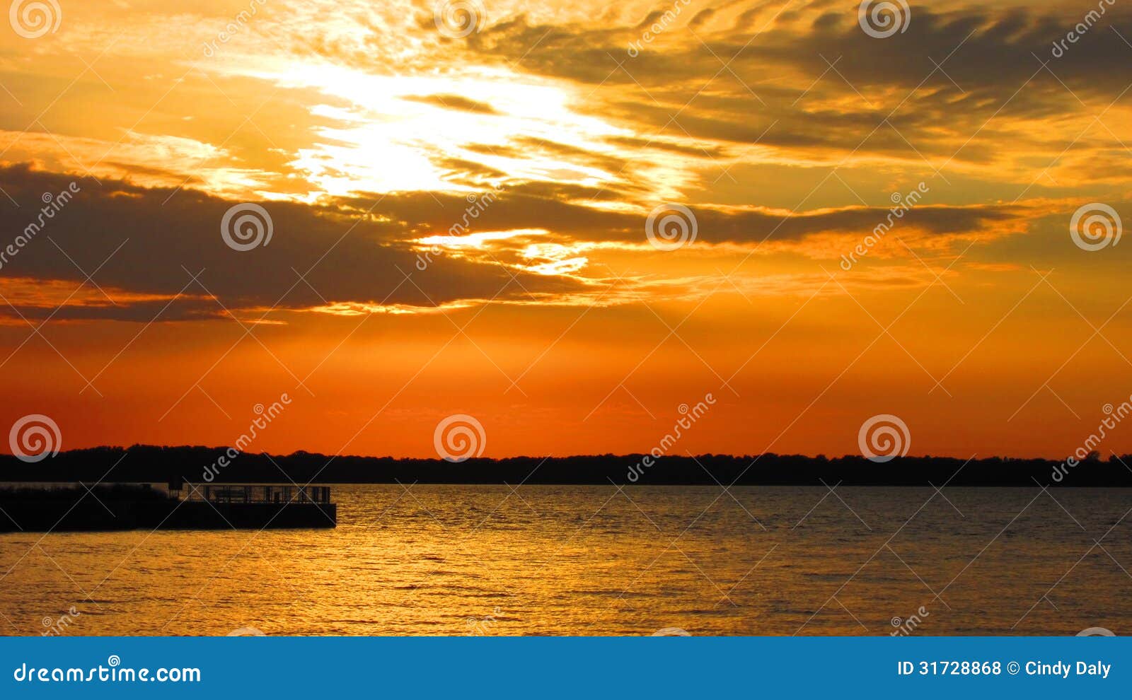 Lake Eerie sunset stock photo. Image of eerie, sunset - 31728868