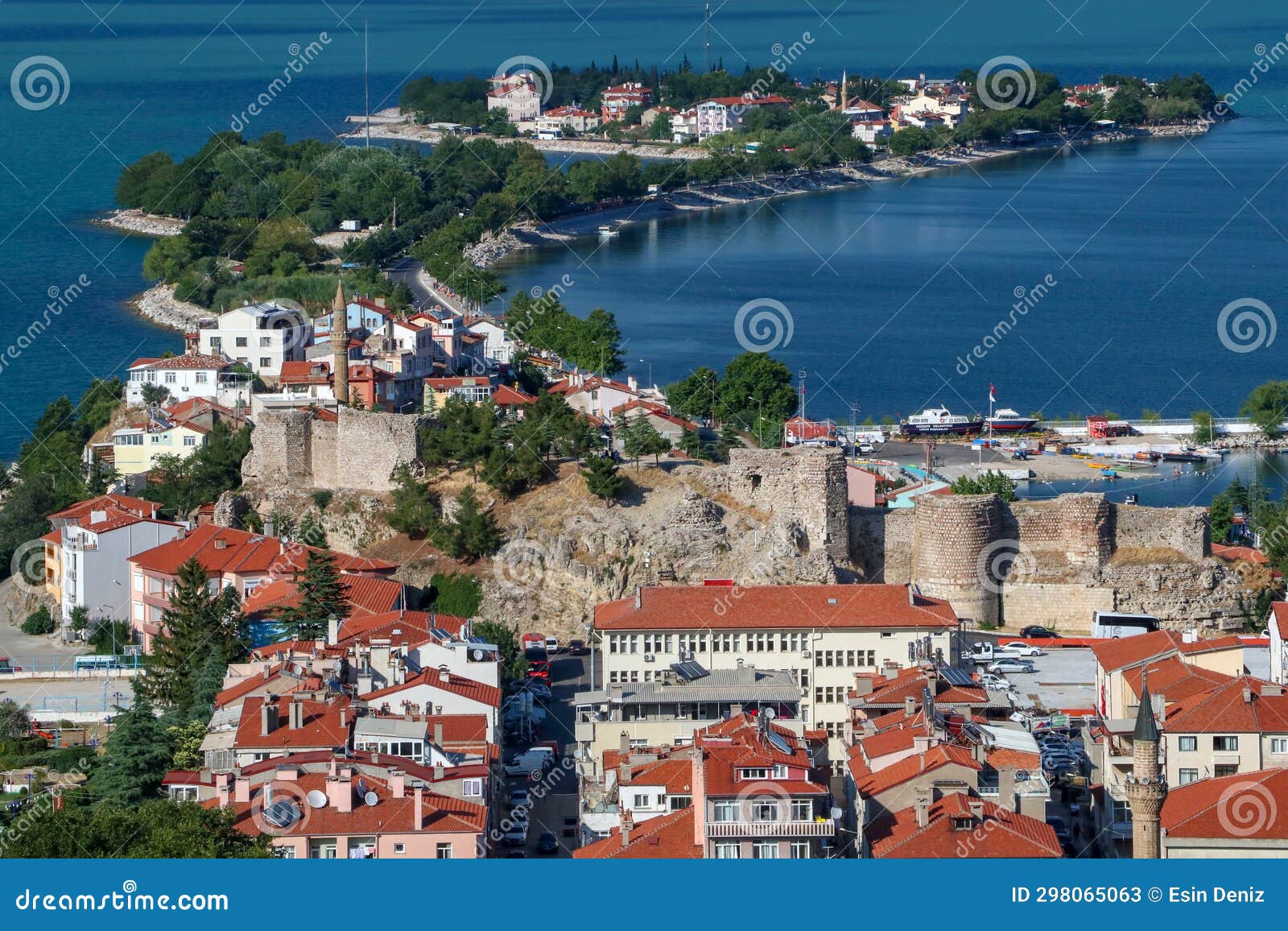 Lake Egirdir of Turkey is Situated in the Isparta Province Stock Image ...