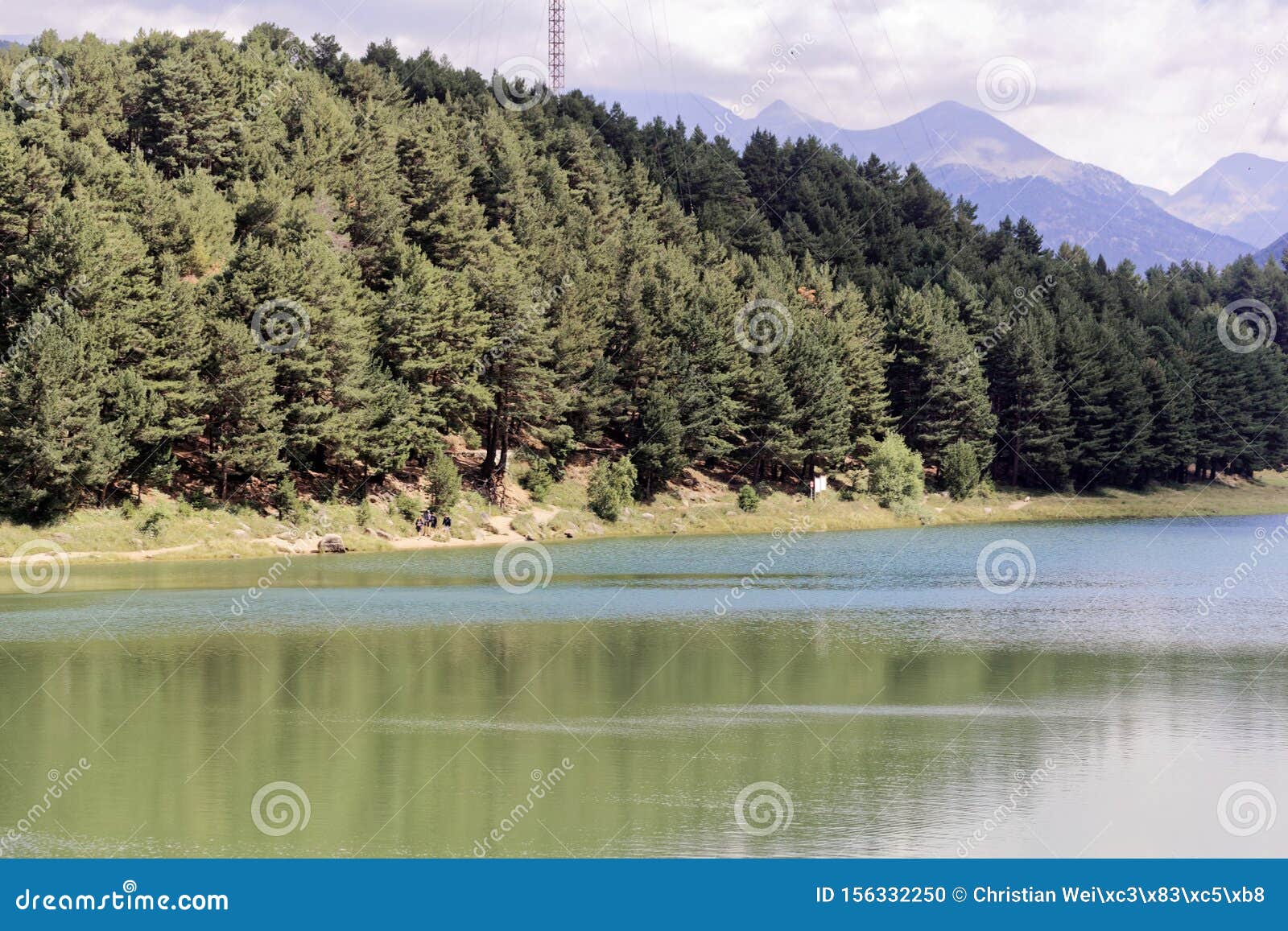 The Lake Engolasters in Andorra Stock Photo - Image of beautiful, lake ...