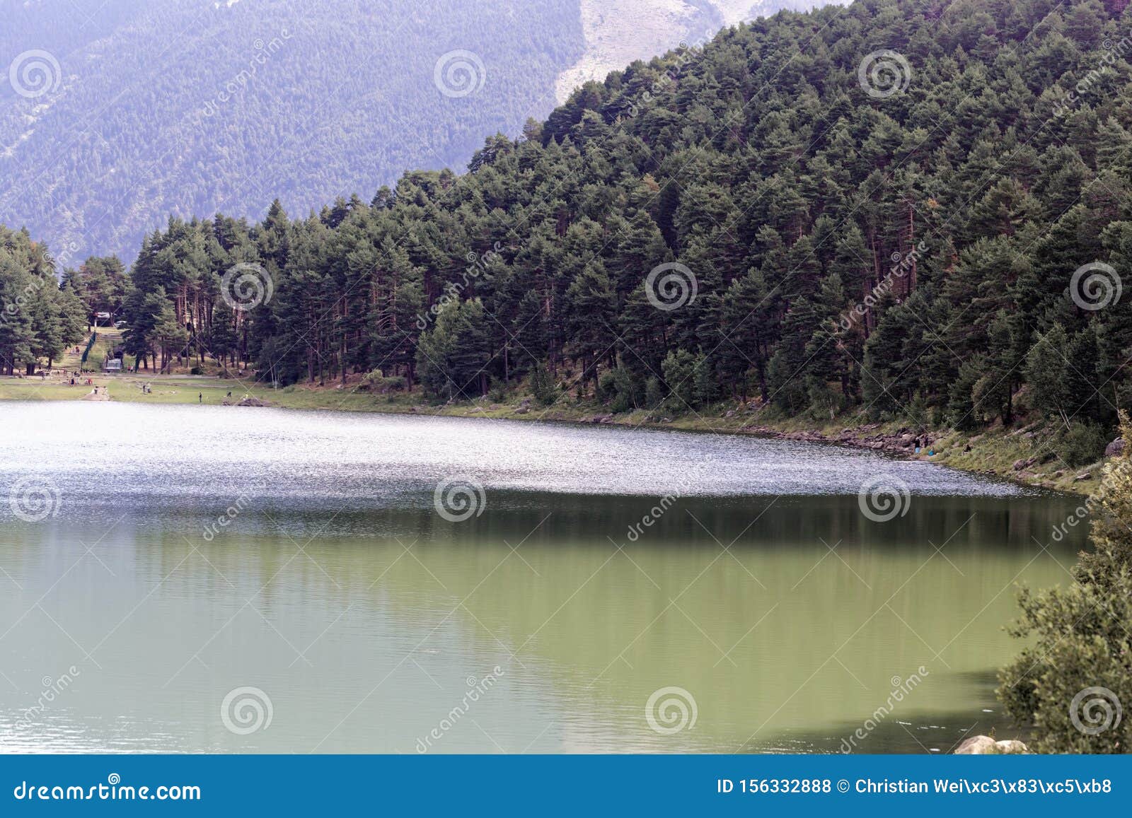 The Lake Engolasters in Andorra Stock Photo - Image of outdoors ...