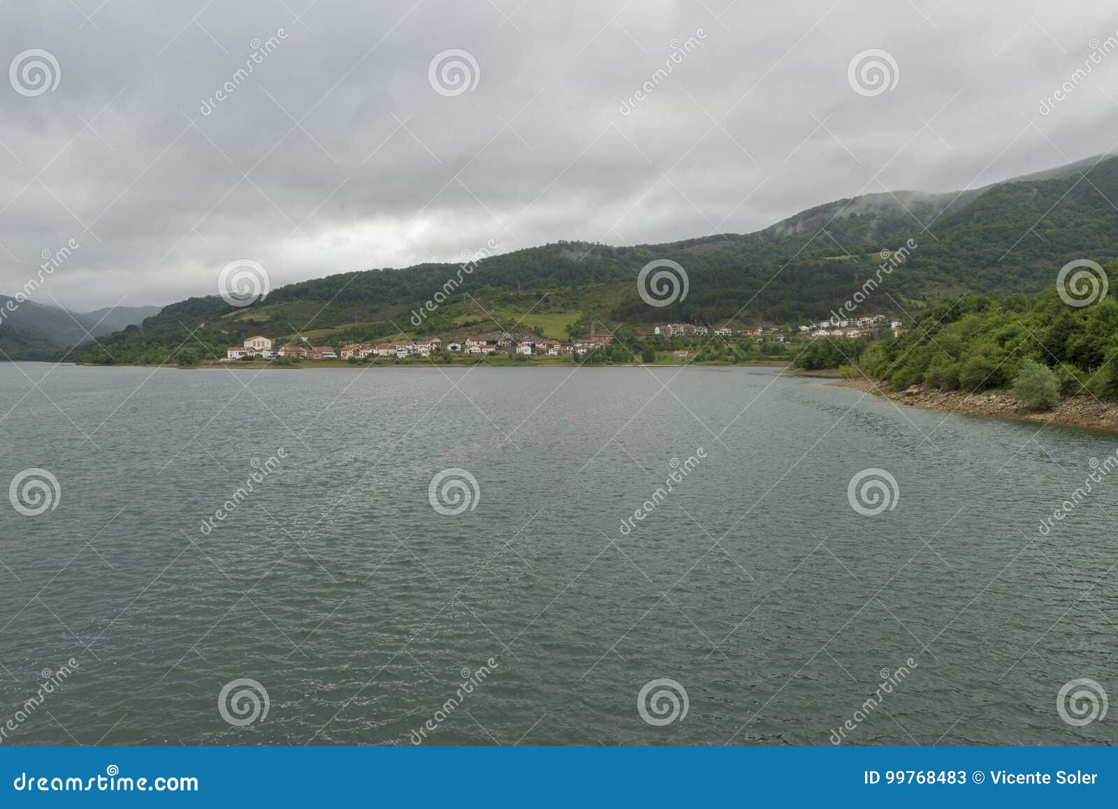 The Lake of Eugi stock image. Image of lake, nature, navarra - 99768483
