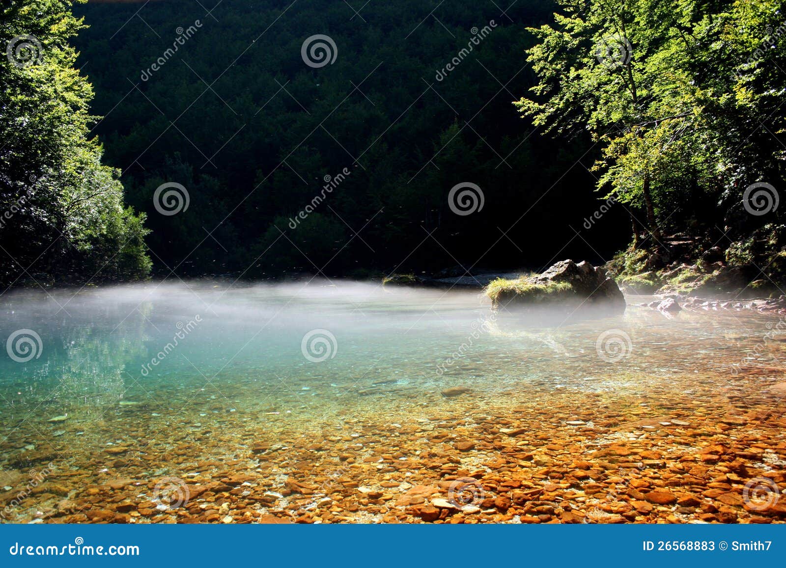Lake eye stock image. Image of stones, trees, drinking - 26568883