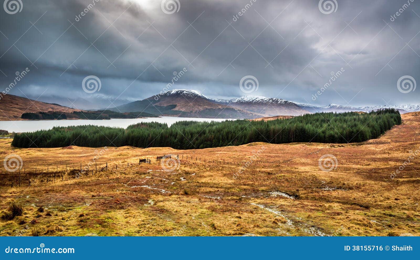 Lake in the foothills stock photo. Image of pass, highland - 38155716