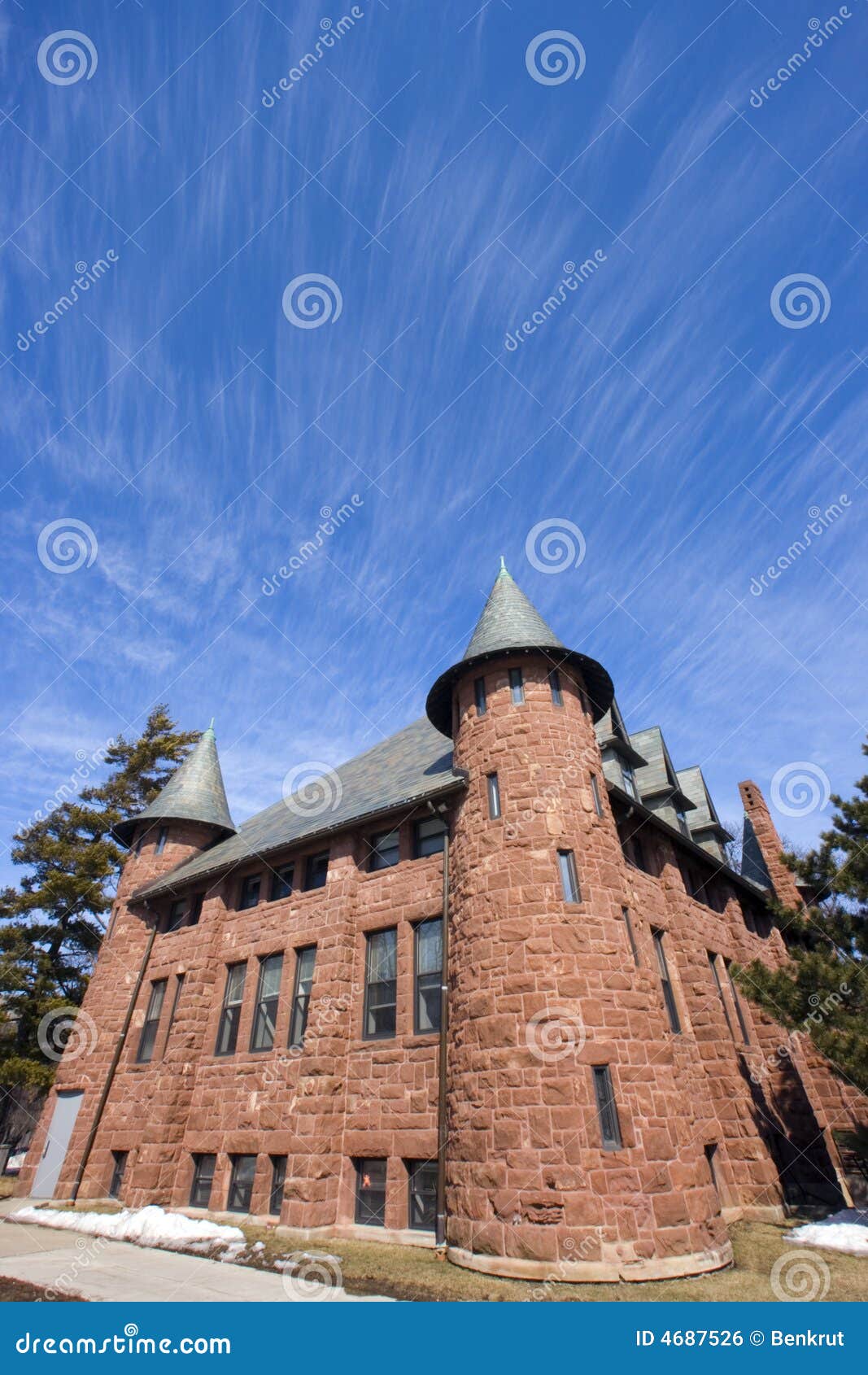 Lake Forest College Building Stock Photo - Image of chicago, illinois ...