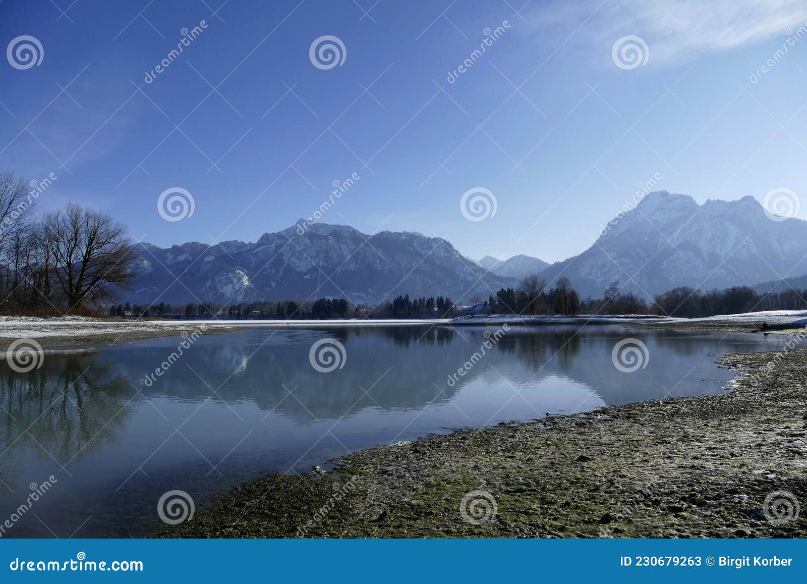 Lake Forggensee in Bavaria, Germany Stock Image - Image of view, sports ...
