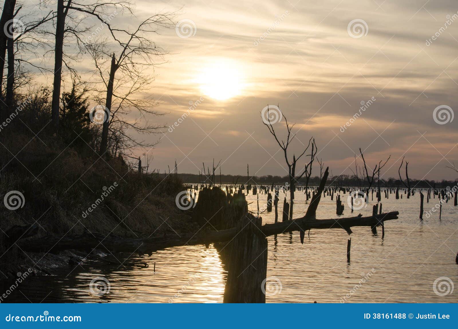 Lake Fork, TX - Sunset stock photo. Image of peaceful - 38161488