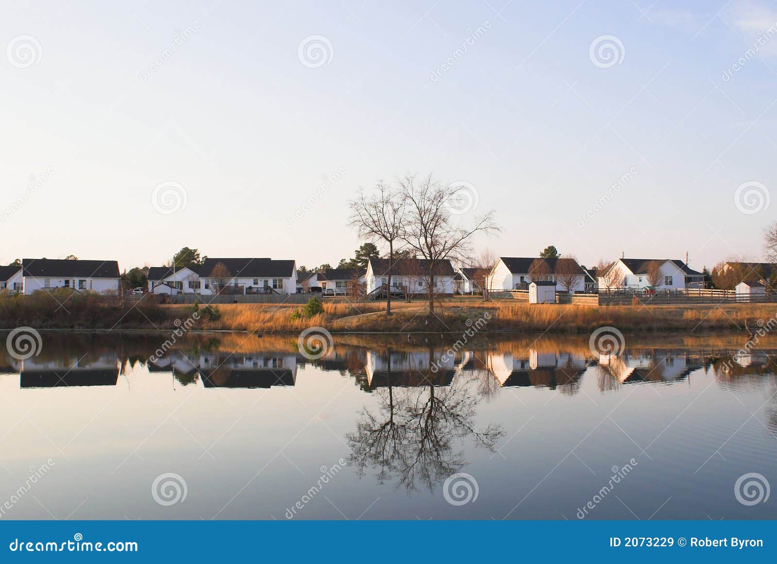 Lake Front Property stock image. Image of front, house - 2073229